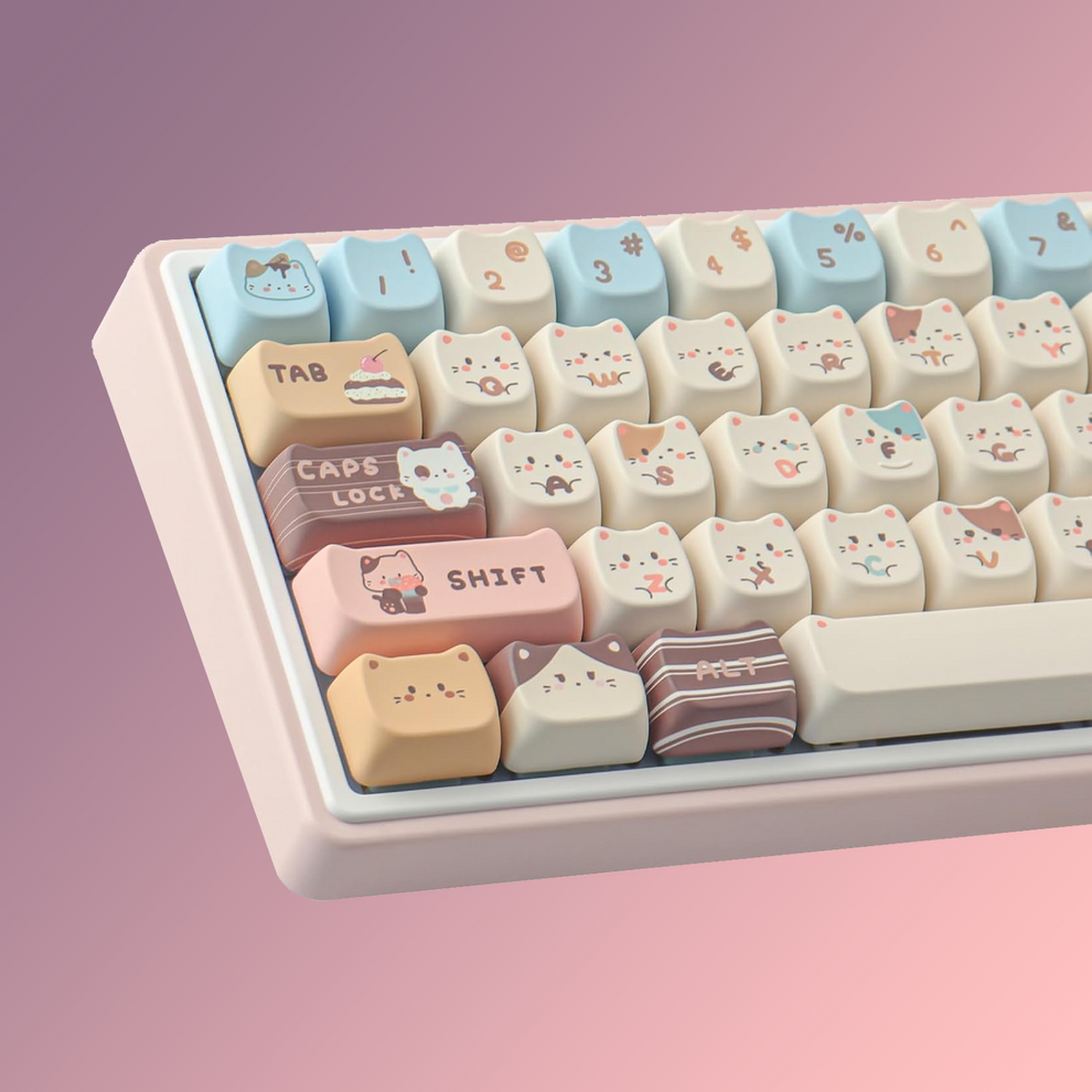 Keycaps - Tiny Paws – Mellow Keyboards